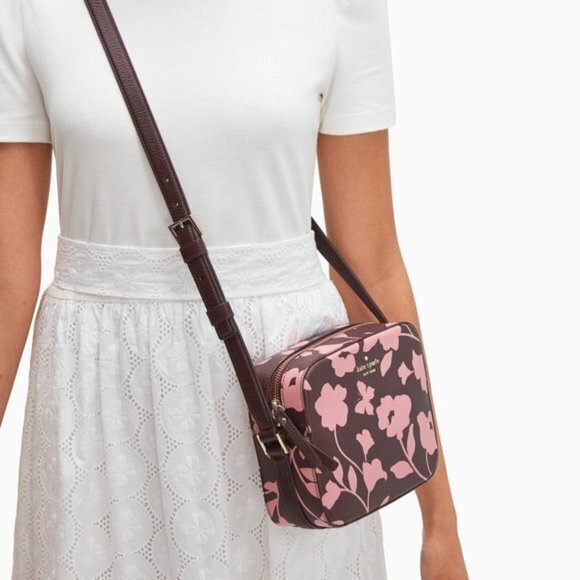 kate spade | Bags | Kate Spade Newbury Lane Garden Vine Cammie Bag ...